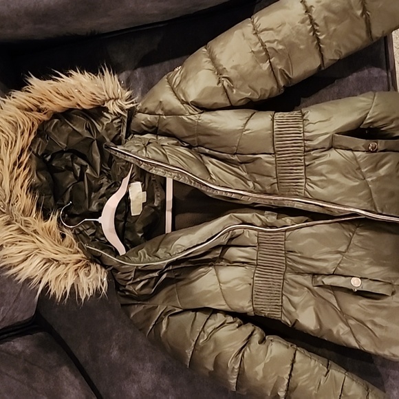 MICHAEL Michael Kors | Jackets & Coats | Michael Kors Olive Coat | Poshmark